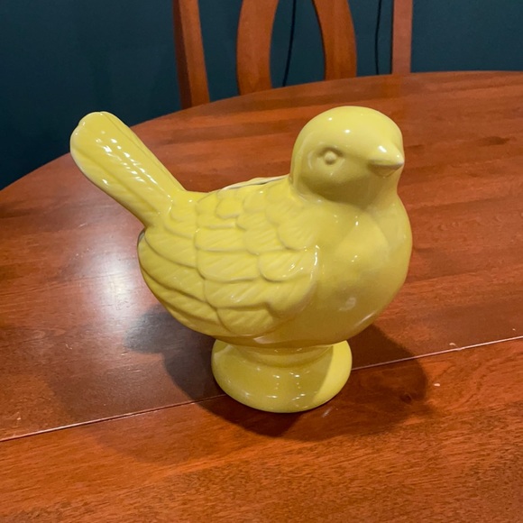 Target | Accents | Yellow Canary Bird Ceramic Coin Bank | Poshmark